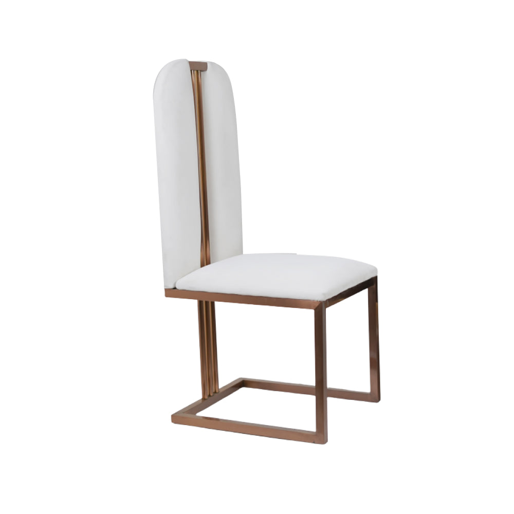 Buy Castle Dining Chairs Rose Gold PVD– Gharnish