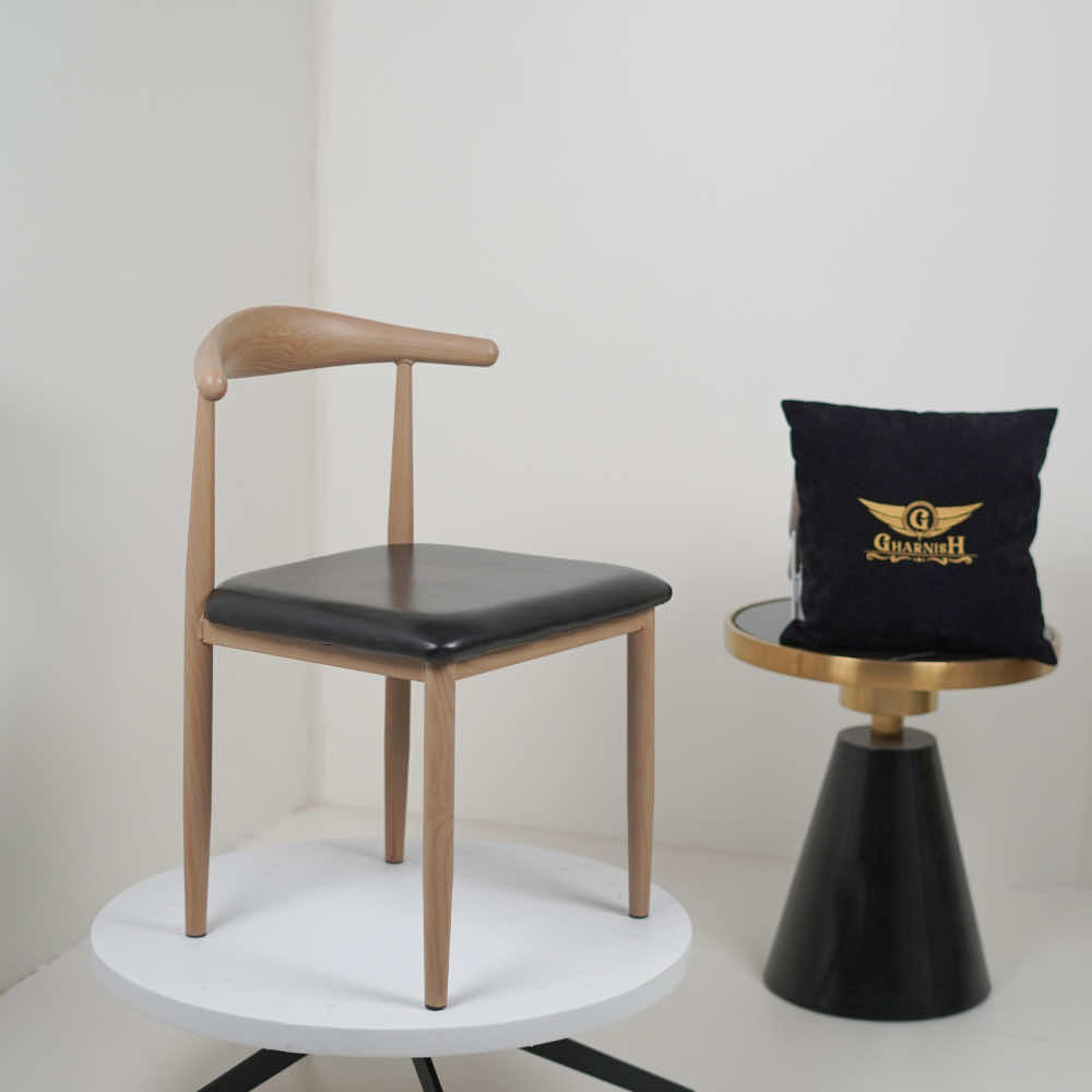 Hans Cafe Chair - Metal Restaurant Chair with Wooden Finish Wholesale ...