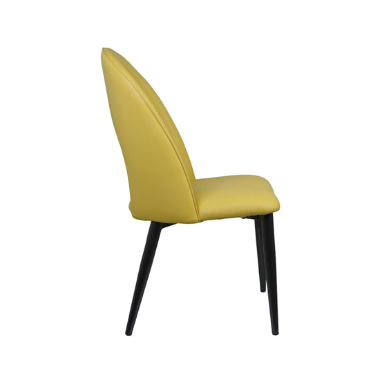 Buy IG Yellow Color Leather Dining Chair at Wholesale Price in India ...