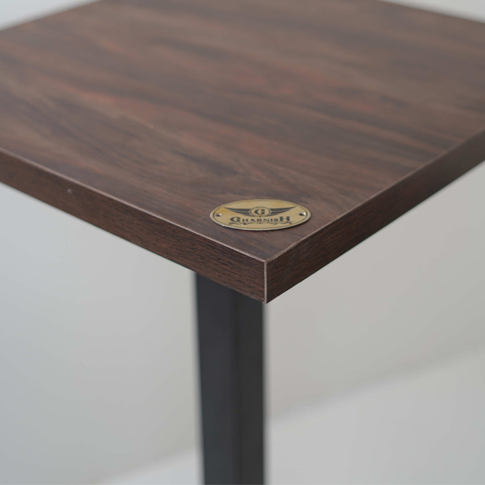 Buy Icon MS Single Pillar Bar Table Base Walnut Top at Wholesale Price ...