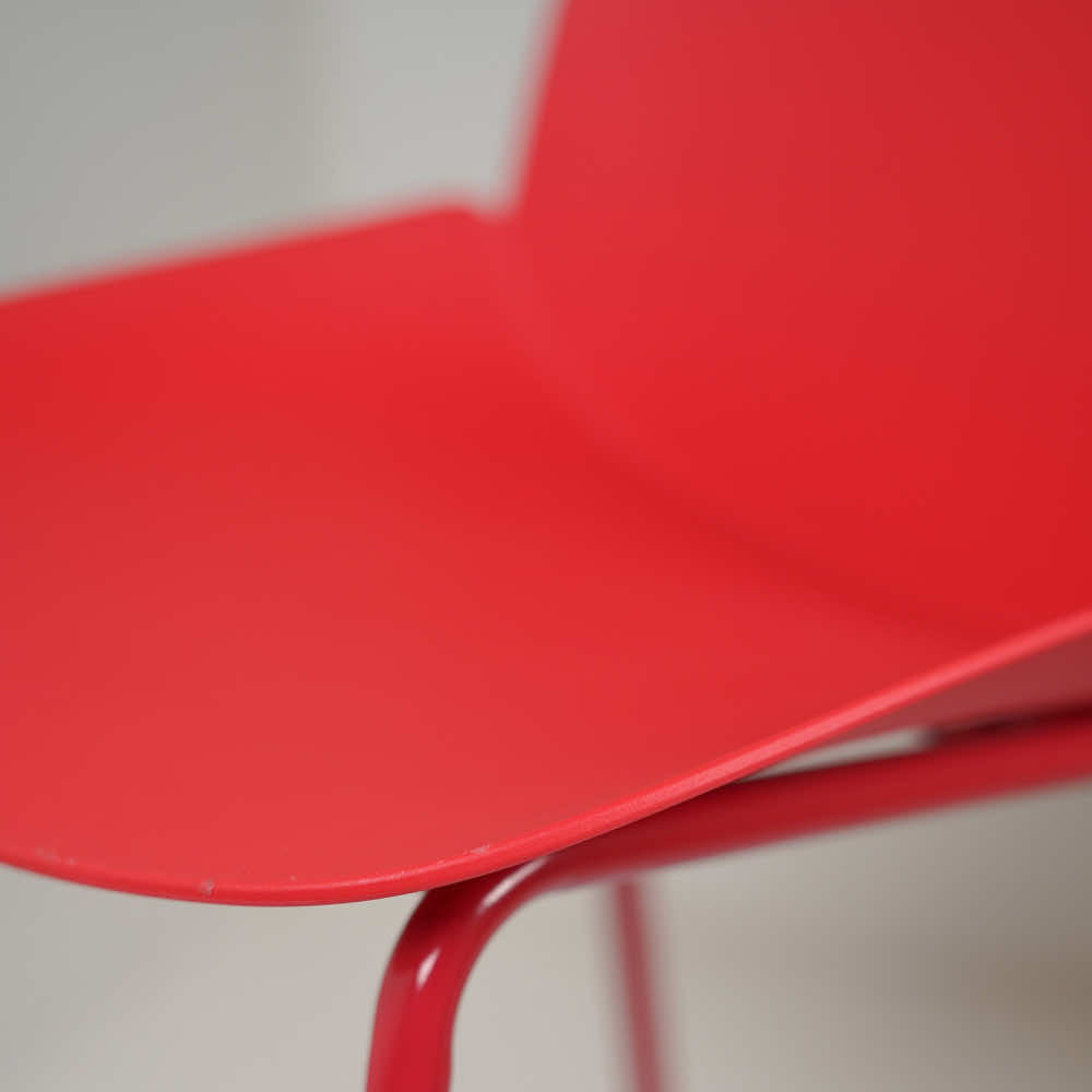 Buy Ira Red Cafe Chair at Wholesale Price in India – Gharnish