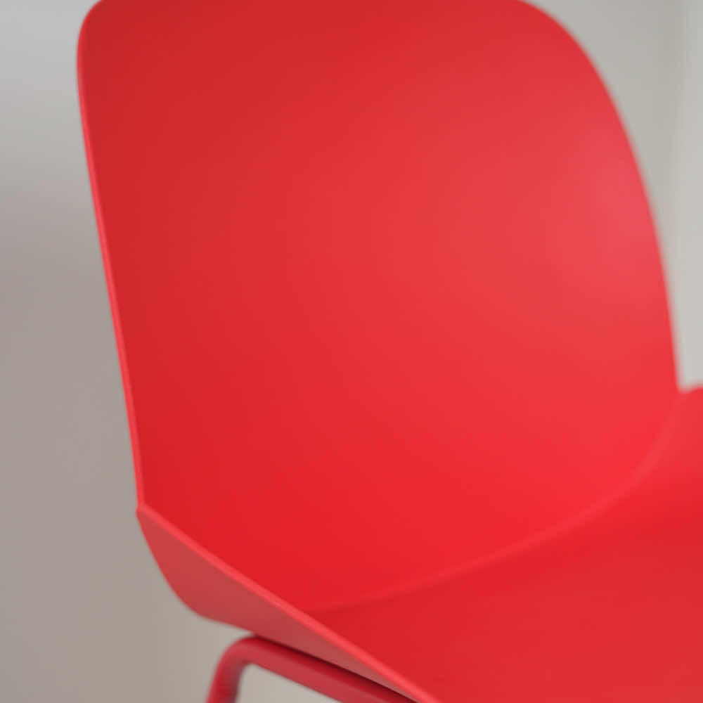 Buy Ira Red Cafe Chair at Wholesale Price in India – Gharnish