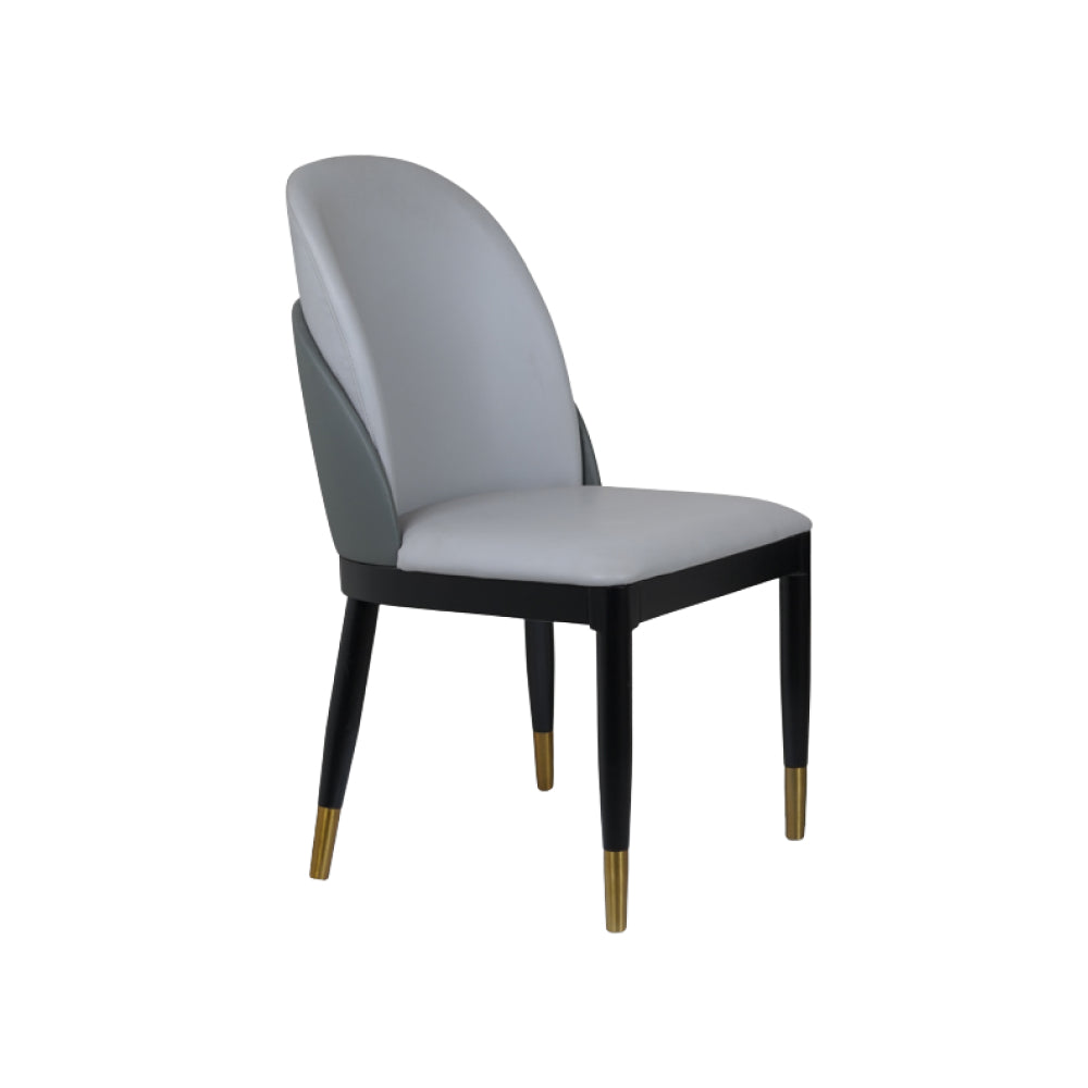 Buy Lotus Grey Dining Chairs in Leather Wholesale– Gharnish