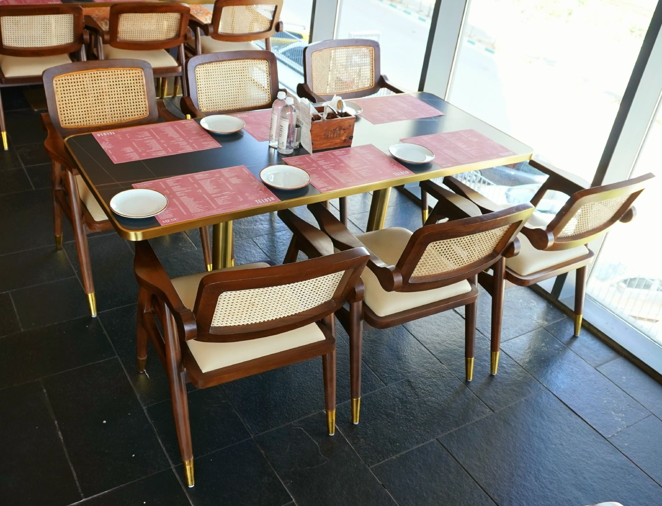 Tesa Wooden Cane Chair – Gharnish