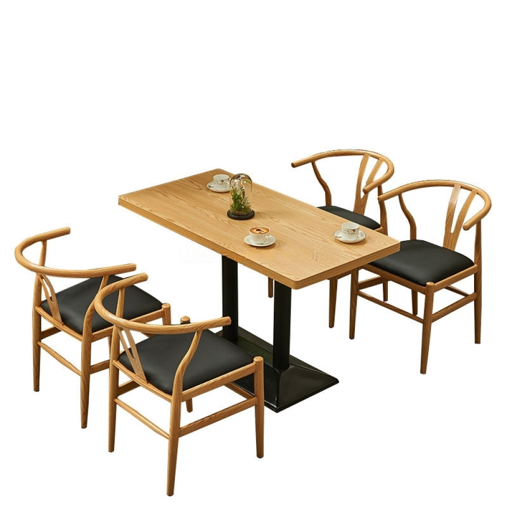 Buy Oaks 4 seater restaurant dining set at Wholesale Price in India ...