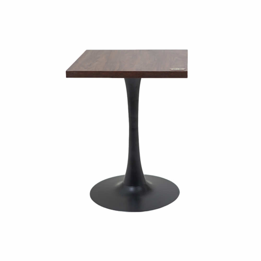 Buy 2 Seater Pole Table Base Walnut Top– Gharnish