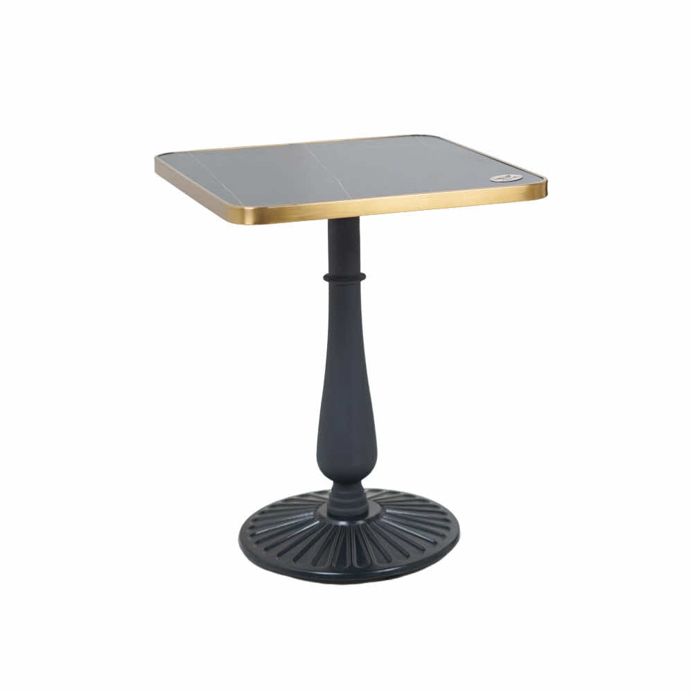 Buy Precast Table Base Tile Top With Gold Edge Banding at Wholesale ...