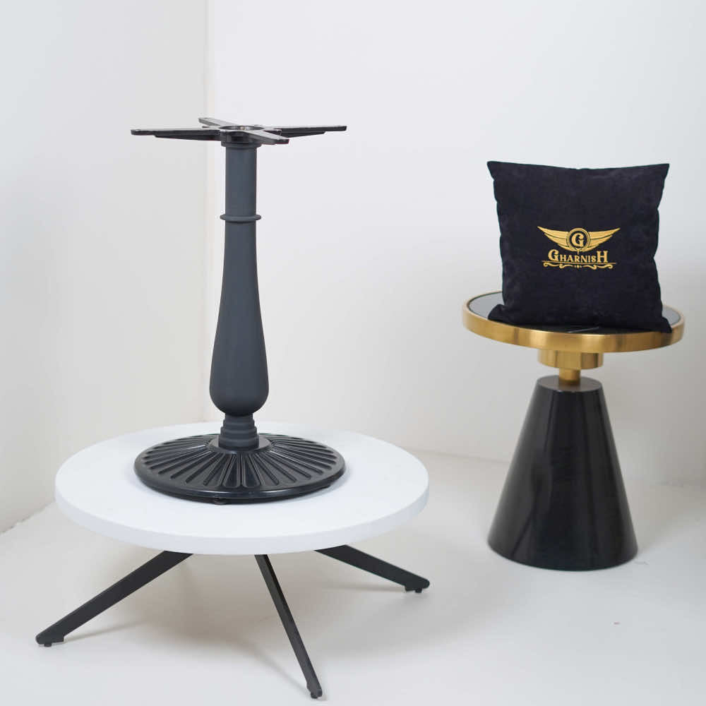 Buy Precast Restaurant Table Base Made with Cast Iron– Gharnish